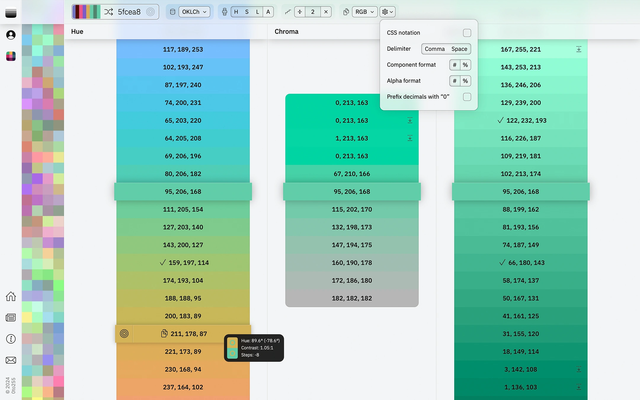 #ddd: adjust and convert to other formats