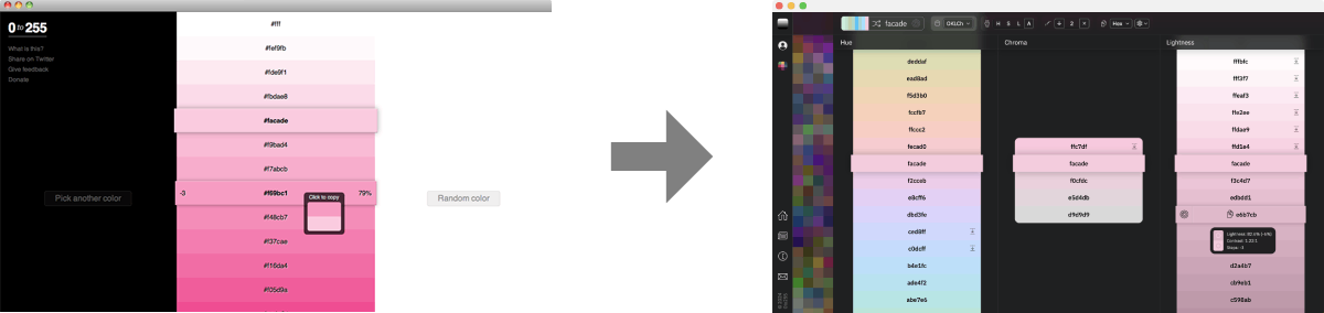 #eaeaea: adjust and convert to other formats